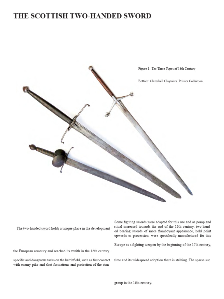 Scottish Two Handed Sword Willis v120 | PDF | Sword | Scotland