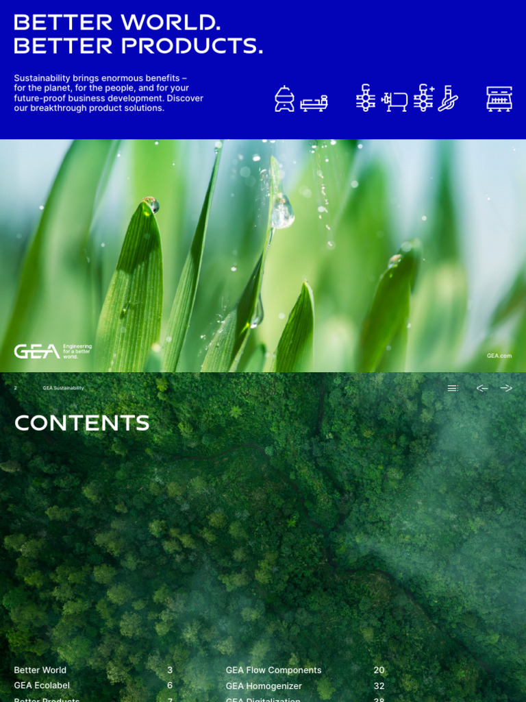 GEA Brochure A4 Portrait Design | PDF | Pump | Water