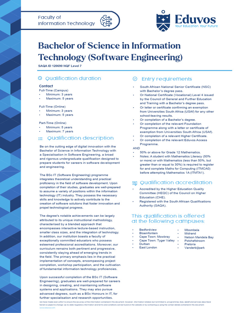 BSc in IT: Software Engineering Overview | PDF | Object Oriented ...