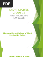 Grade 12 Fal Short Stories Lesson Presentations Psf-1 | PDF | Narration