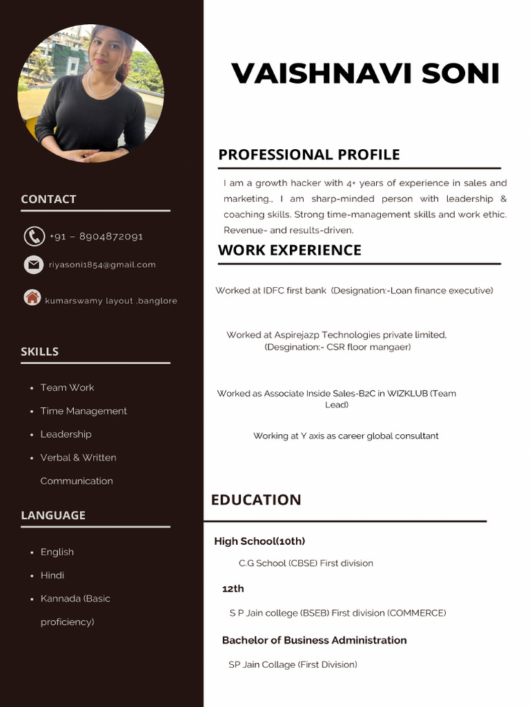 Vaishnavi CV | PDF