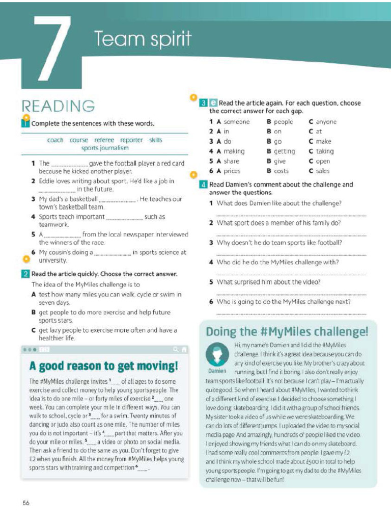 GEA2 Workbook U7&9 | PDF