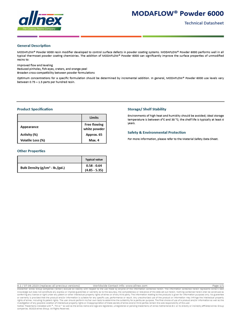 MODAFLOW-Powder-6000 EN A4 | PDF | Intellectual Property | Information
