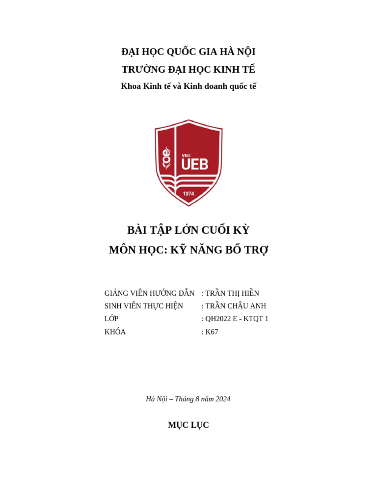 BTL K Năng B TR | PDF