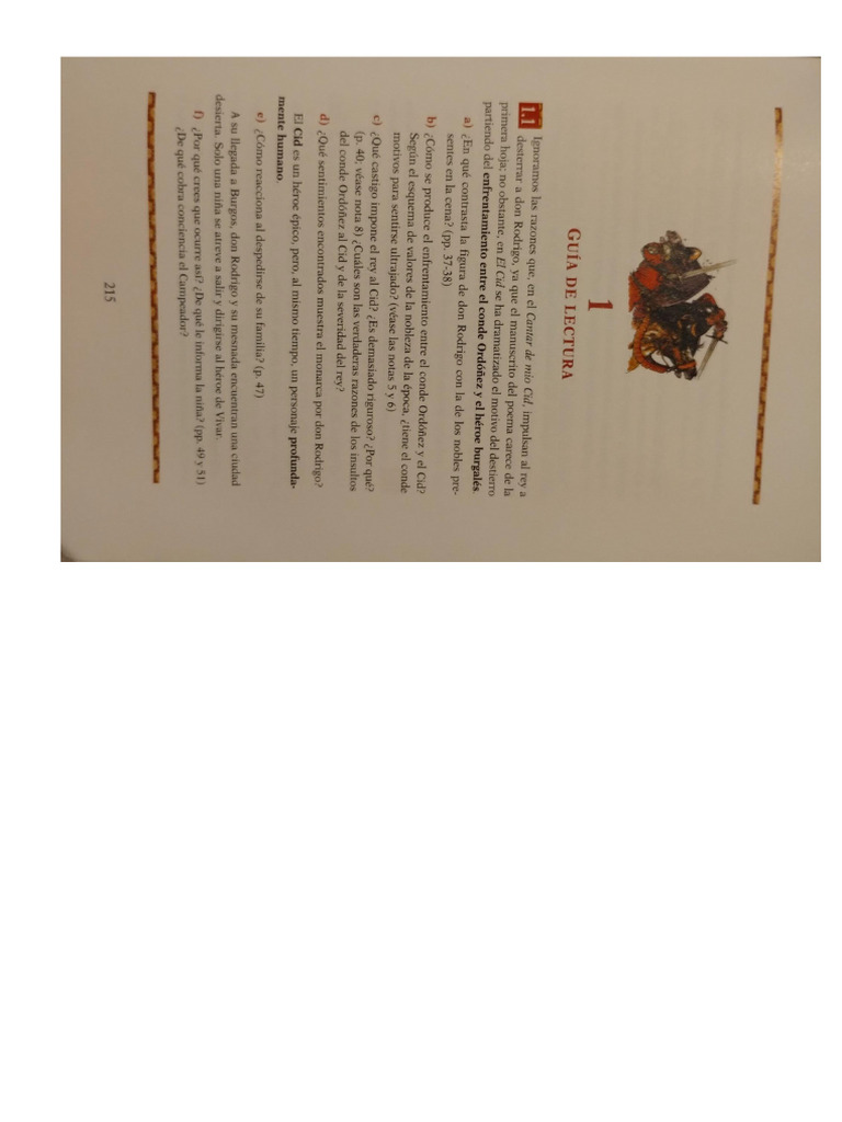 Actividades Cid | PDF