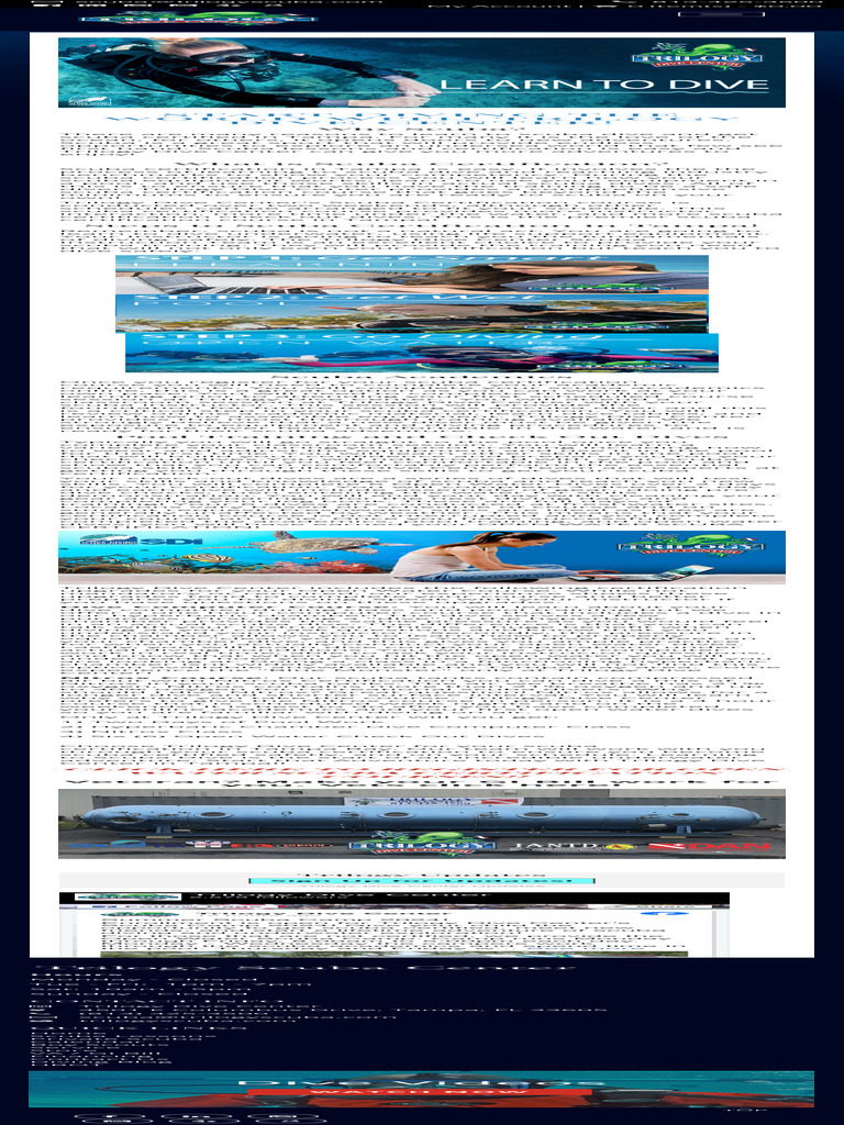 Learn To Scuba Dive - Tampa Bay SDI Courses Open Water Scuba Diver ...