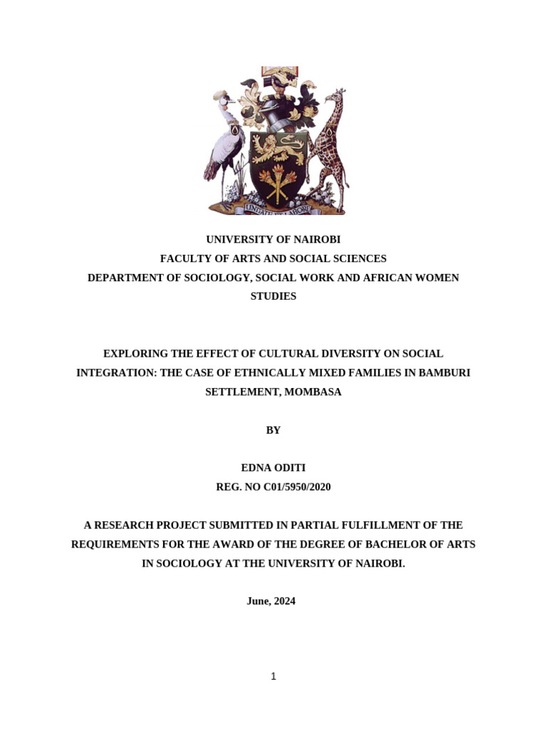 Project 29 | PDF | Multiculturalism | Identity (Social Science)