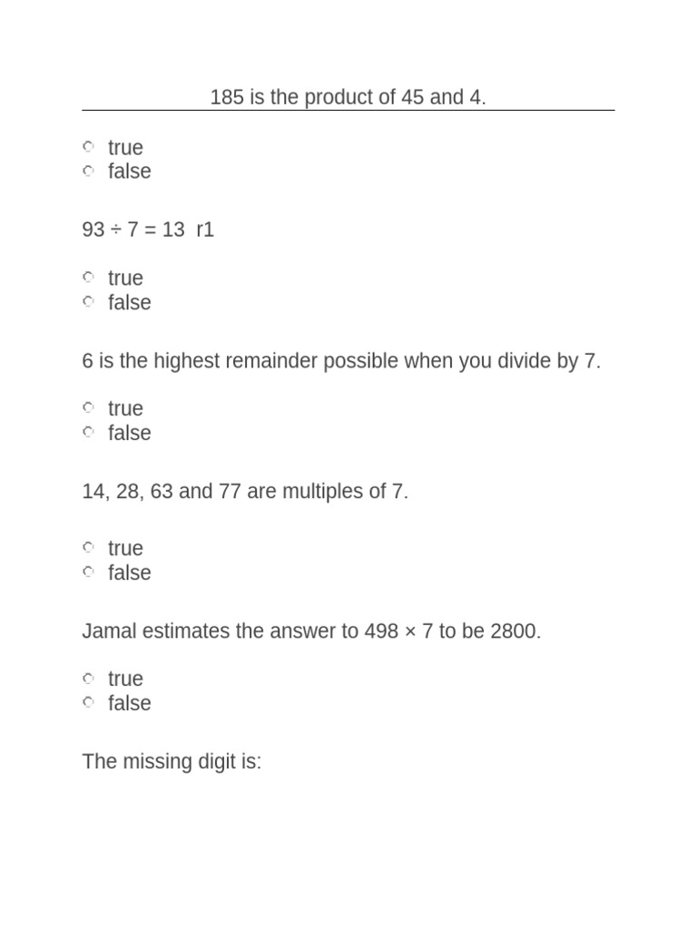 Math Problem Set and Solutions | PDF