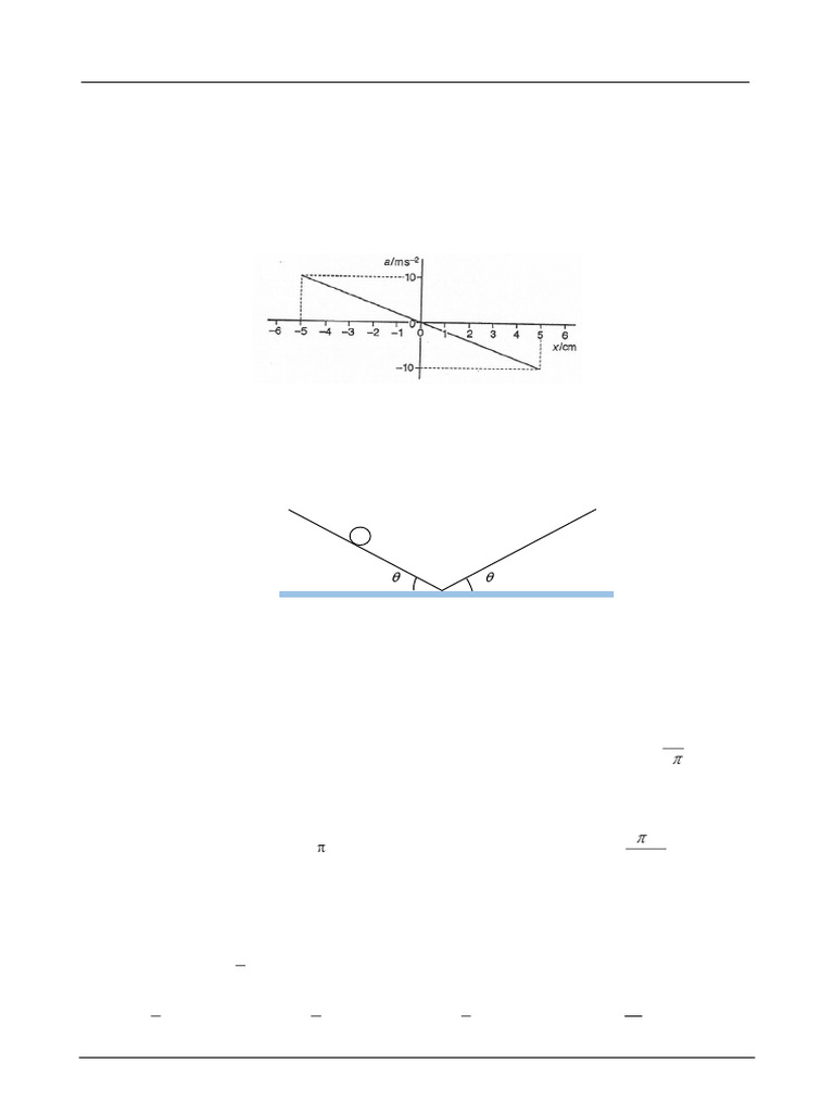 2024 J1 H2 Oscillations Tutorial | PDF | Oscillation | Damping