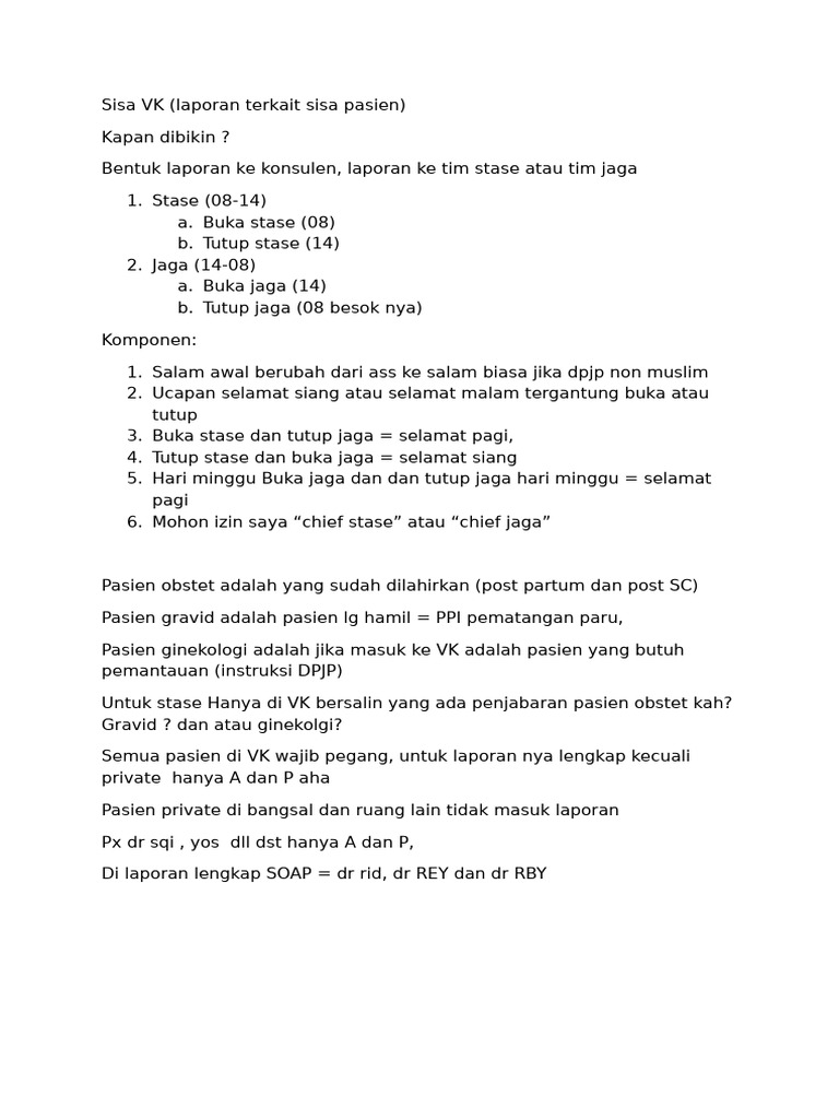 Aplusan Sisa VK Mas Ian | PDF