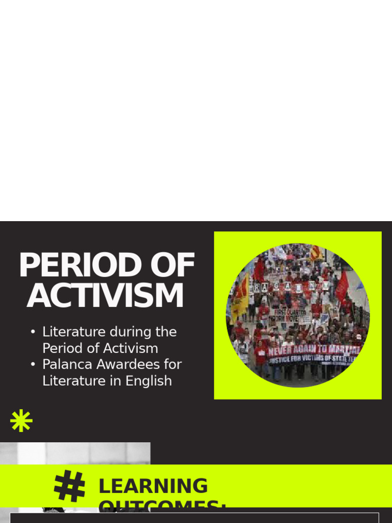 Period of Activism | PDF | Philippines