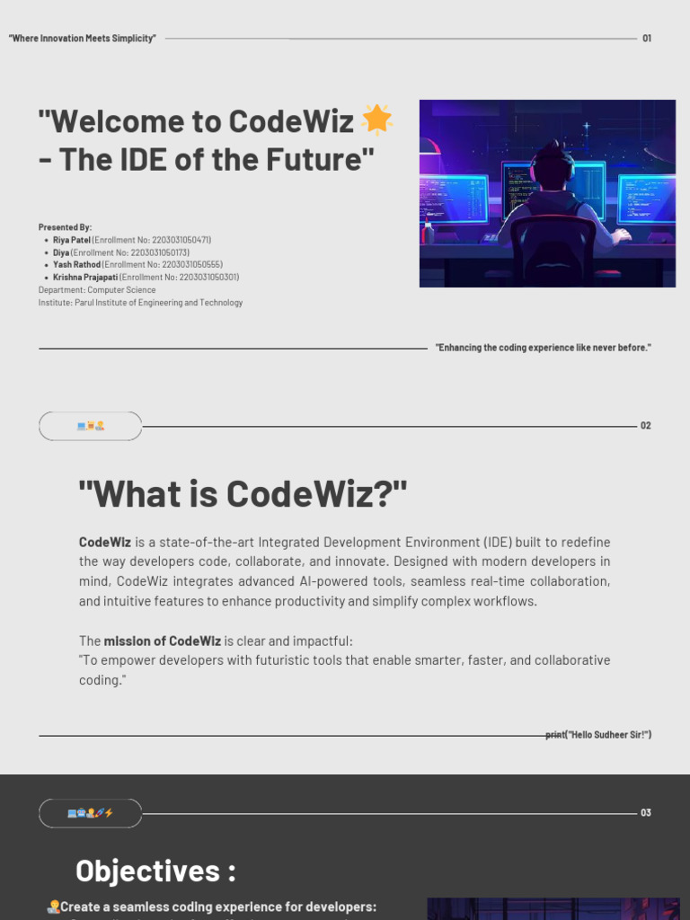 Black and Grey Minimalist Project Proposal Presentation | PDF | Integrated Development ...