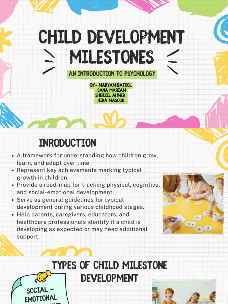 Child Milestone Development Presentation | PDF | Child Development ...