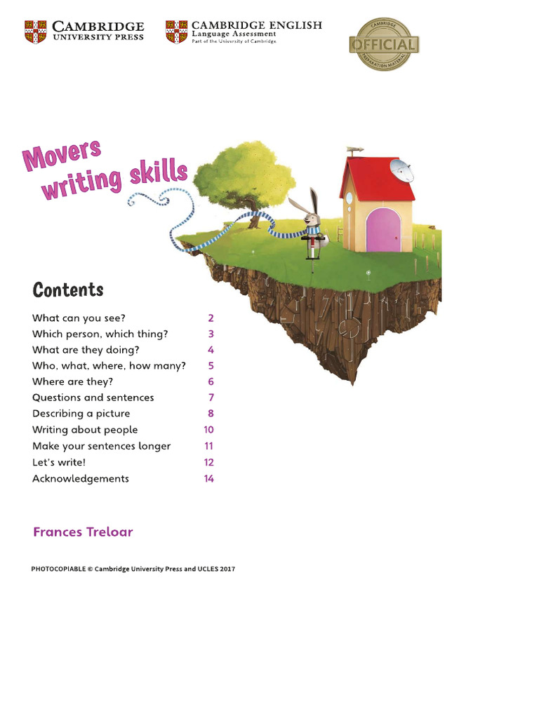 Movers Writing Practice | PDF