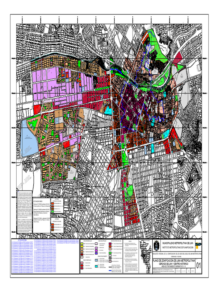 Mapa de Zonificación 2025 | PDF