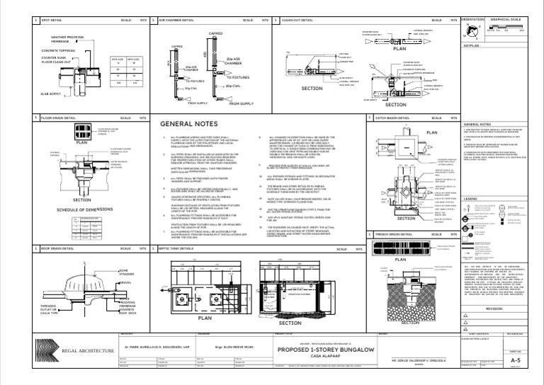 PL16 General Plumbing Notes and Typical Plumbing Details SAGUINSIN ...