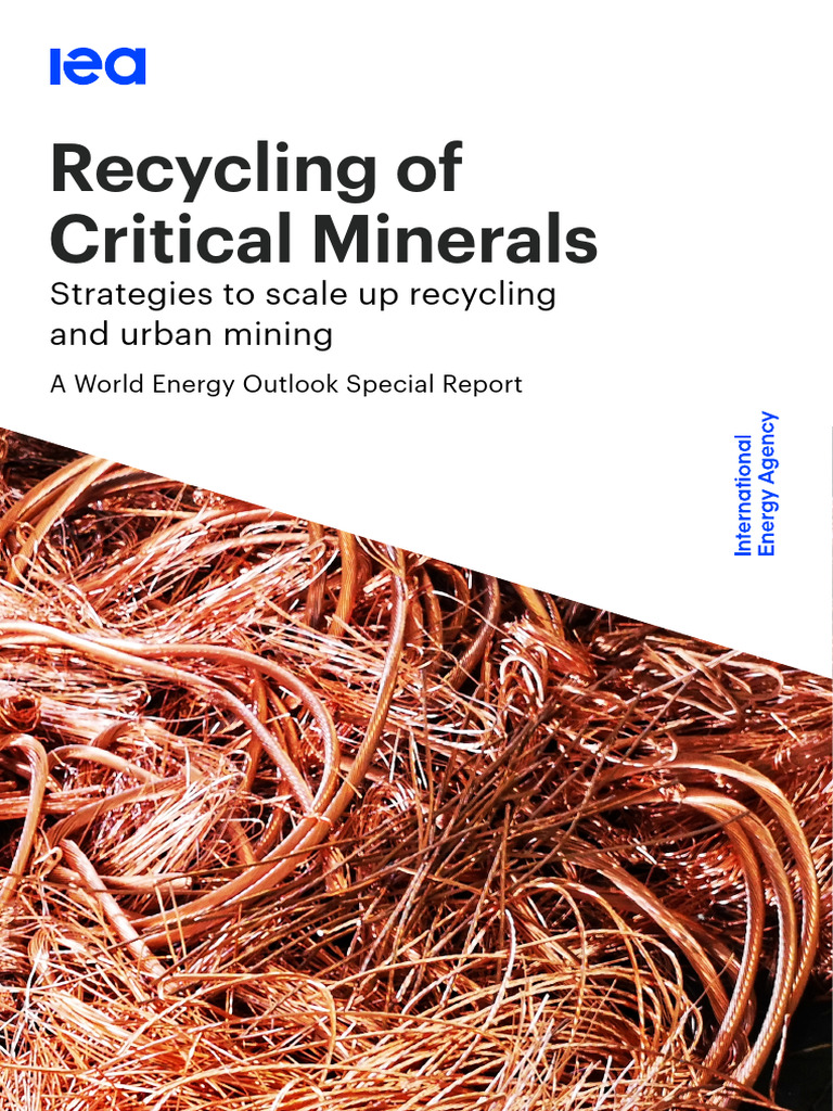 Recycling of Critical Minerals | PDF | Recycling | International Energy ...