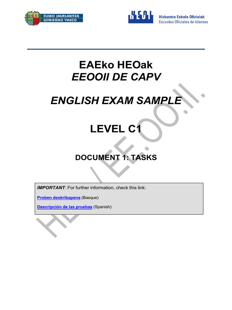 C1 Ingles Tasks v3 Orig | PDF