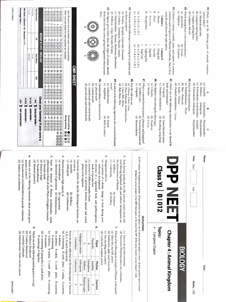 Scan Bio 4 | PDF | Zoology | Aquatic Animals