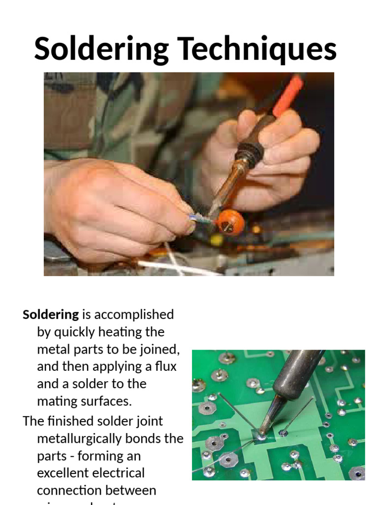 Discussion 4 - Soldering Techniques | PDF | Soldering | Solder