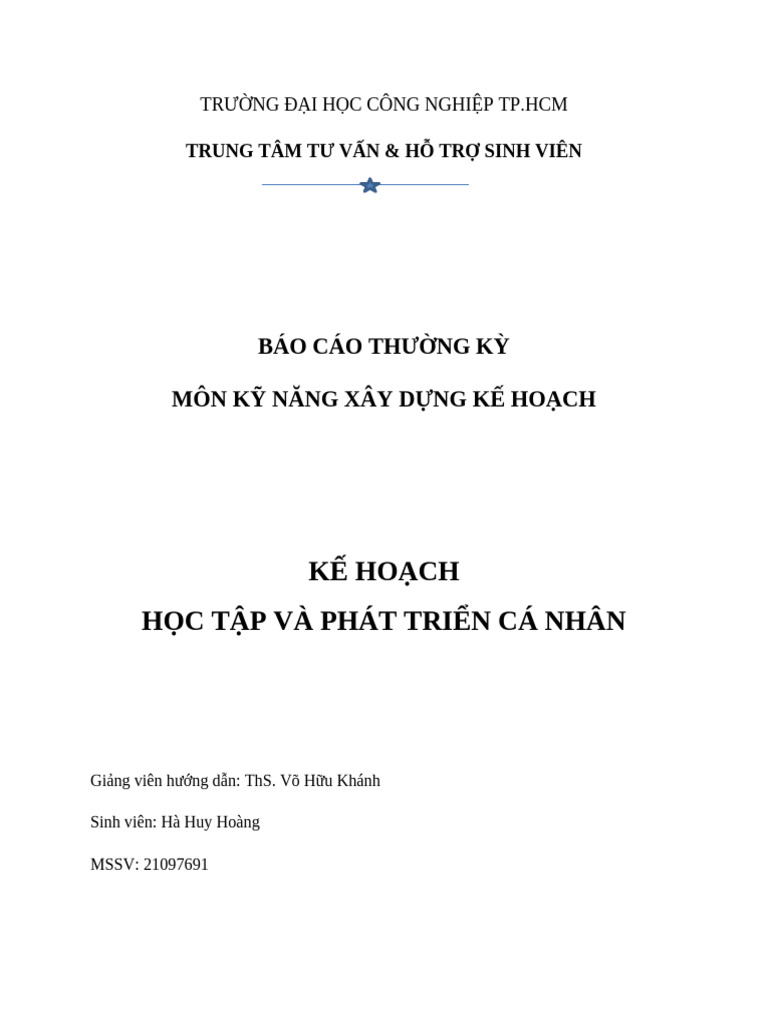 Ha Huy Hoang KNXDKH | PDF