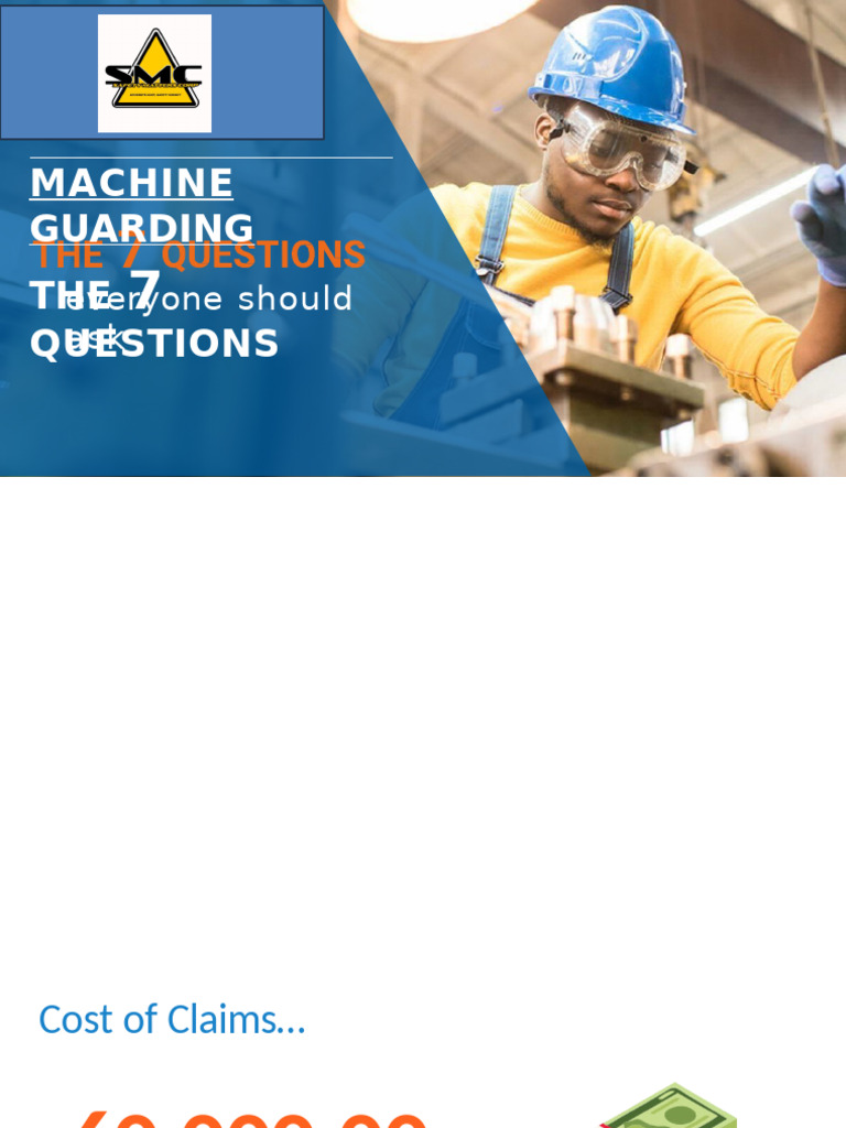 Icw Group Risk Management Machine Guarding Presentation | PDF | Machines | Occupational Safety ...