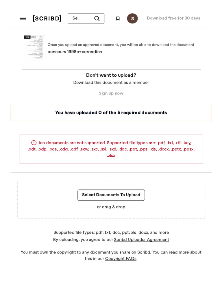 Upload a Document _ Scribd | PDF