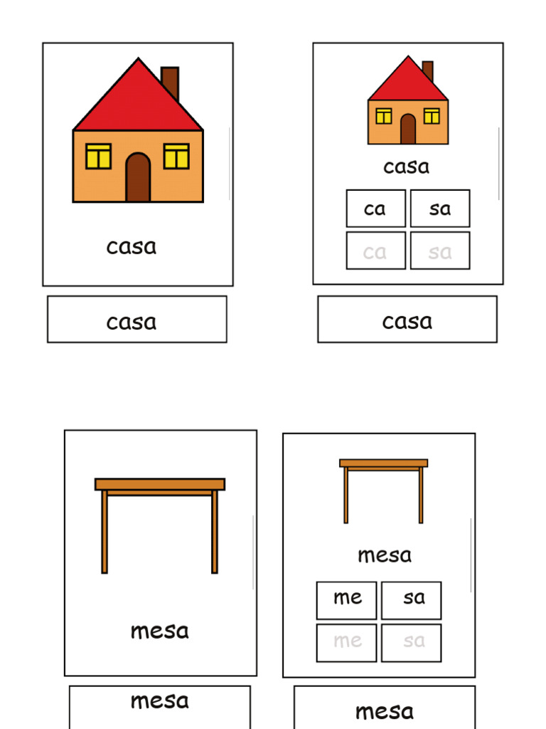 Tarjetas de lectura | PDF