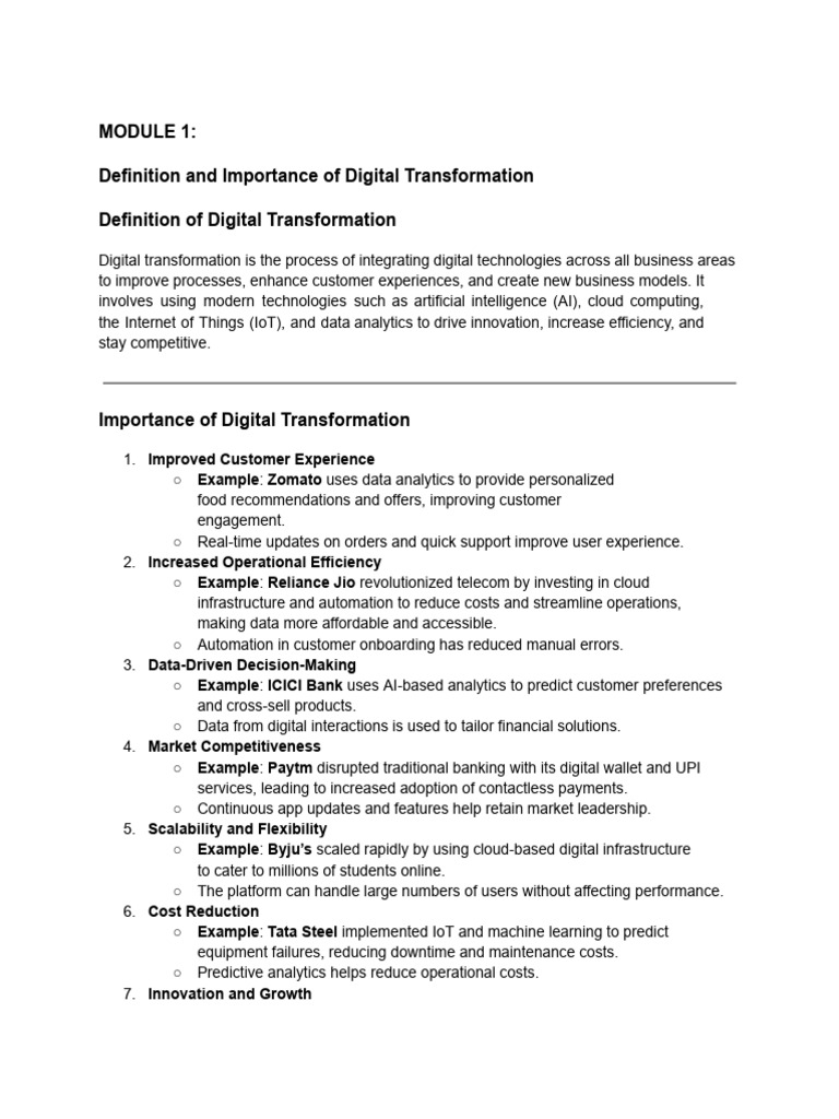 Digital Transformation Sem 2 | PDF | Machine Learning | Artificial ...