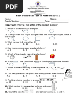 Exemplar Gr1 Maths Diagnostic Assessment - Term 2 - 2021 | PDF ...