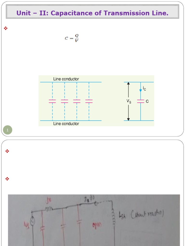 Unit 02 Capacitance Of Transmission Line Pdf Capacitance Electric Field