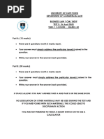 CLA1503 Exam Papers and Solutions | PDF | Contractual Term | Natural ...
