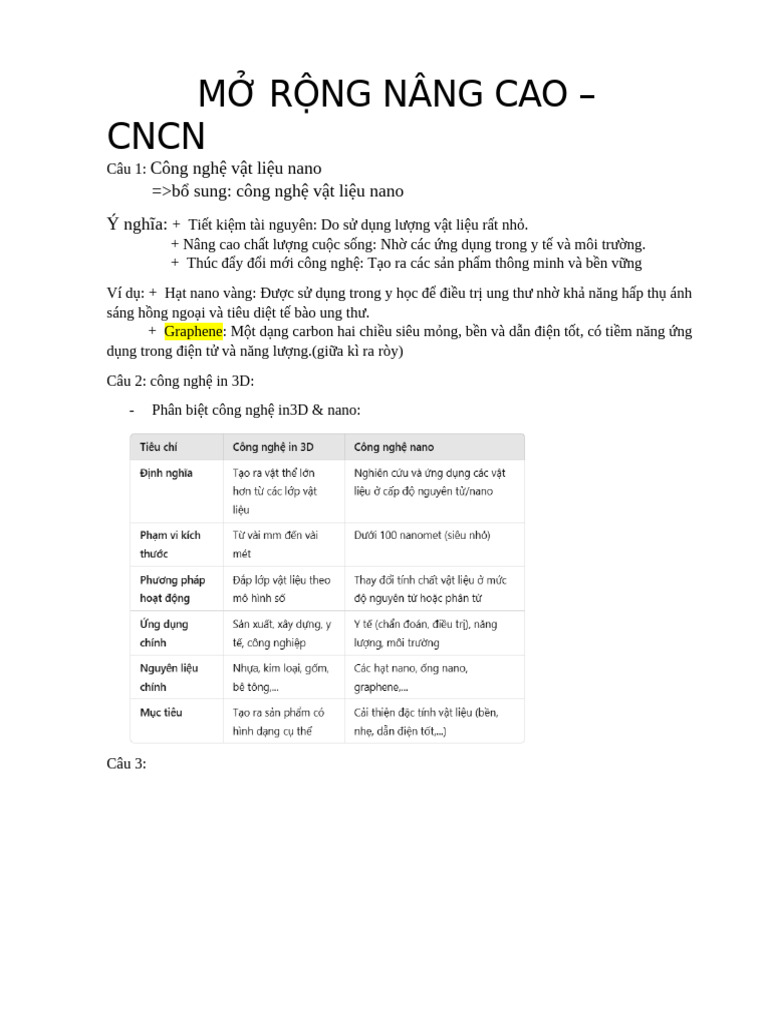 M R NG Nâng Cao CNCN | PDF