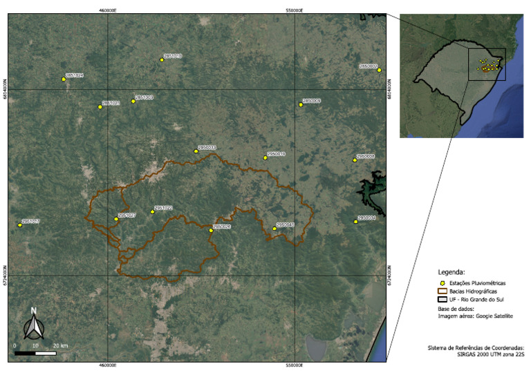 Mapa Bacia Rio Caí | PDF