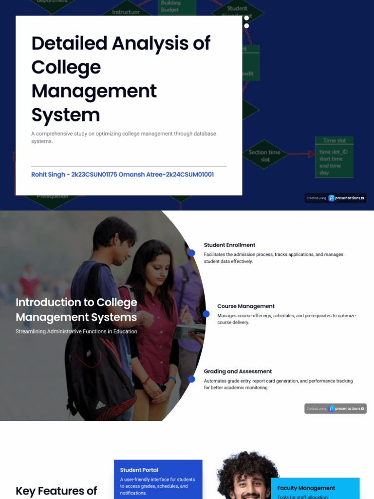 College Management System Analysis | PDF