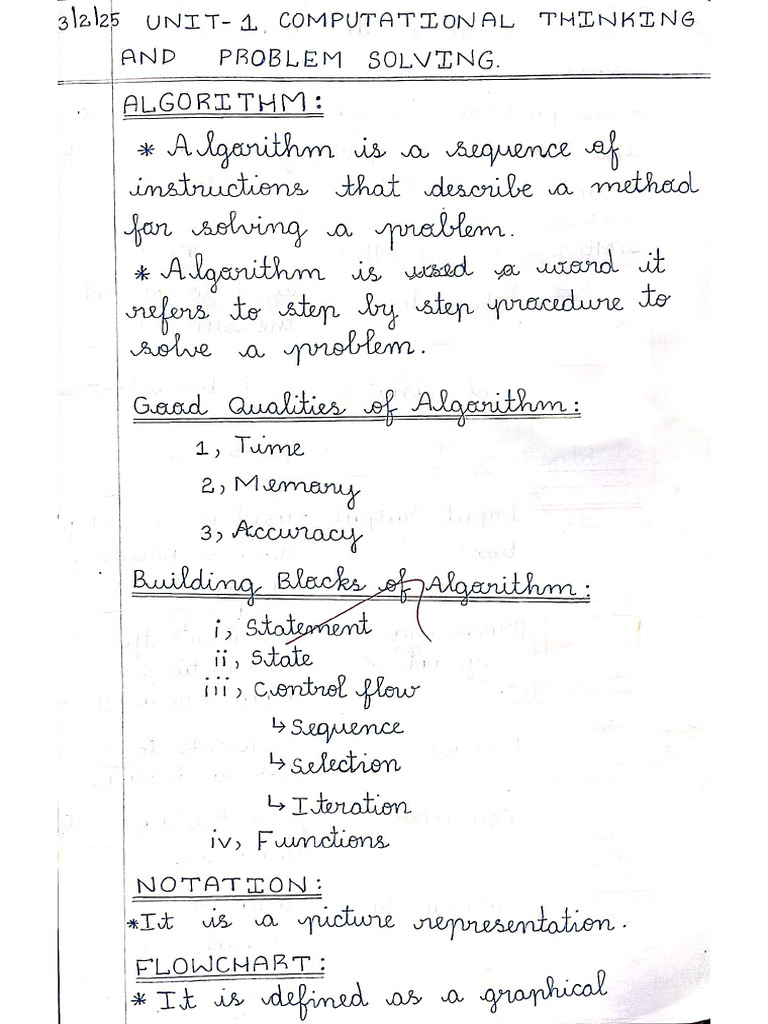 Python Notes Unit 1 | PDF