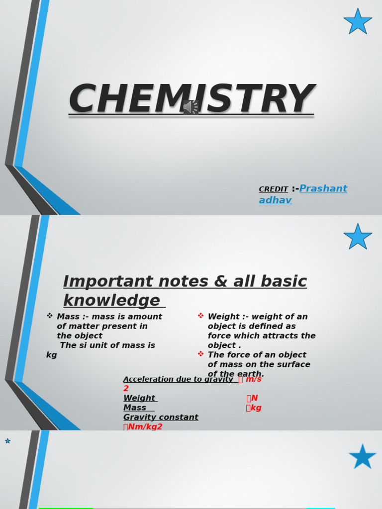 Essential Chemistry Concepts Explained | PDF