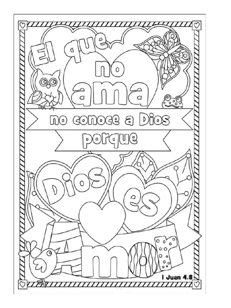 El Que No Ama No Ha Conocido A Dios Porque Dios Es Amor | PDF