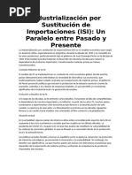 El Modelo ISI en Argentina: Historia y Consecuencias | PDF