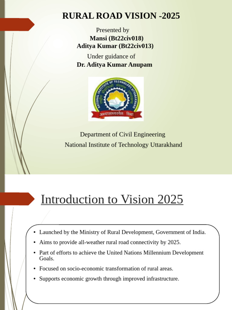 Rural Road Vision 2025 Overview | PDF | Infrastructure | Road