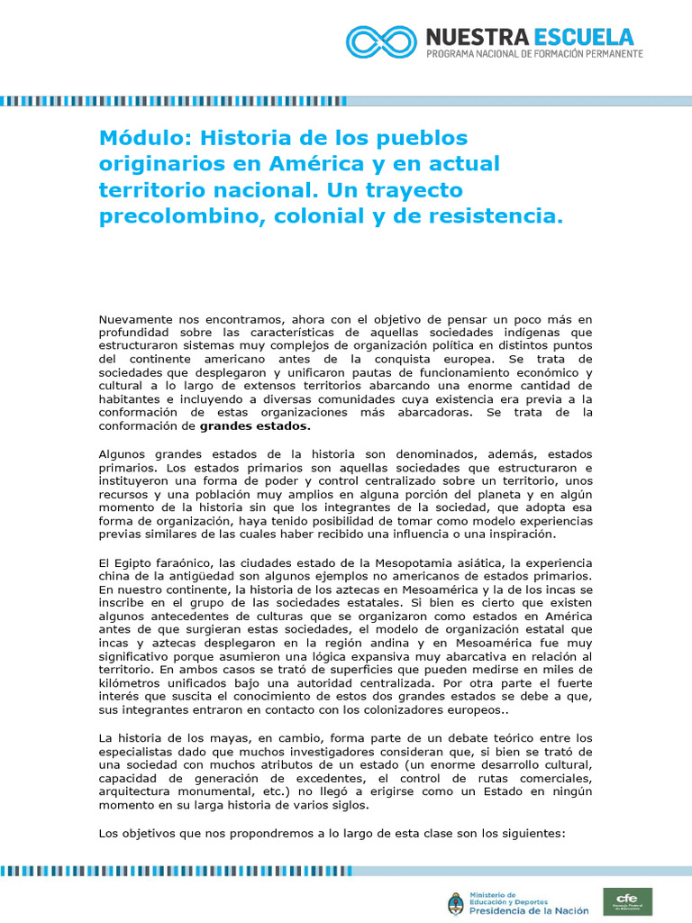 HPO Clase2 | PDF | Imperio Inca | Sociedad