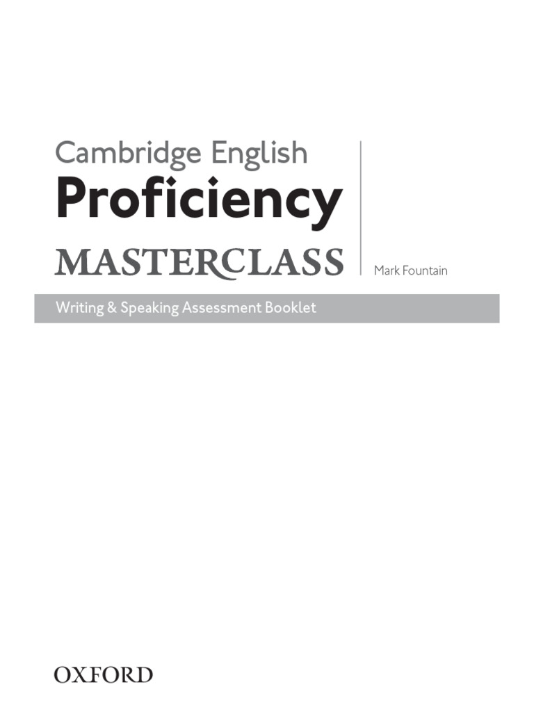 Cambridge Proficiency Writing Guide | PDF
