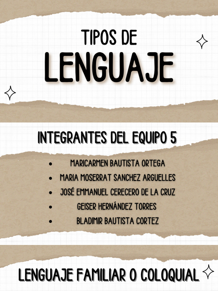 Tipos de Lenguaje | PDF