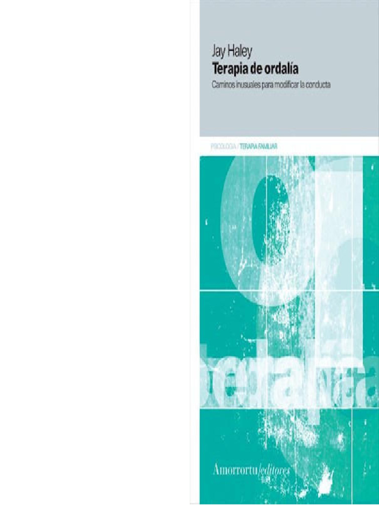 Jay Haley Terapia de Ordalia PDF | PDF