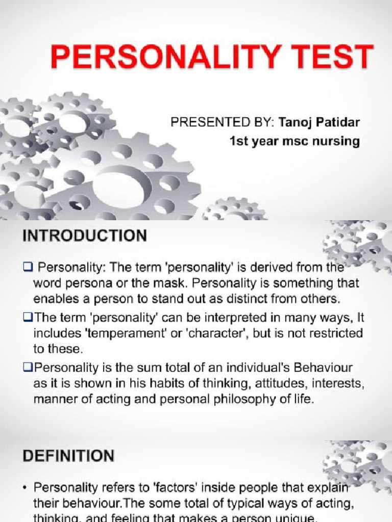 Personality Test | PDF