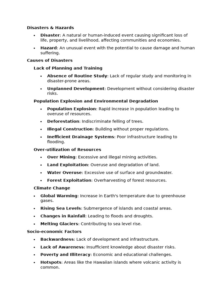 Natural Disasters Everything | PDF | Plate Tectonics | Earthquakes