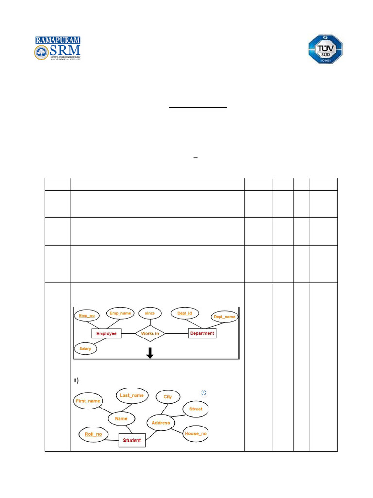 Dbms Assignment-1 Questions | PDF