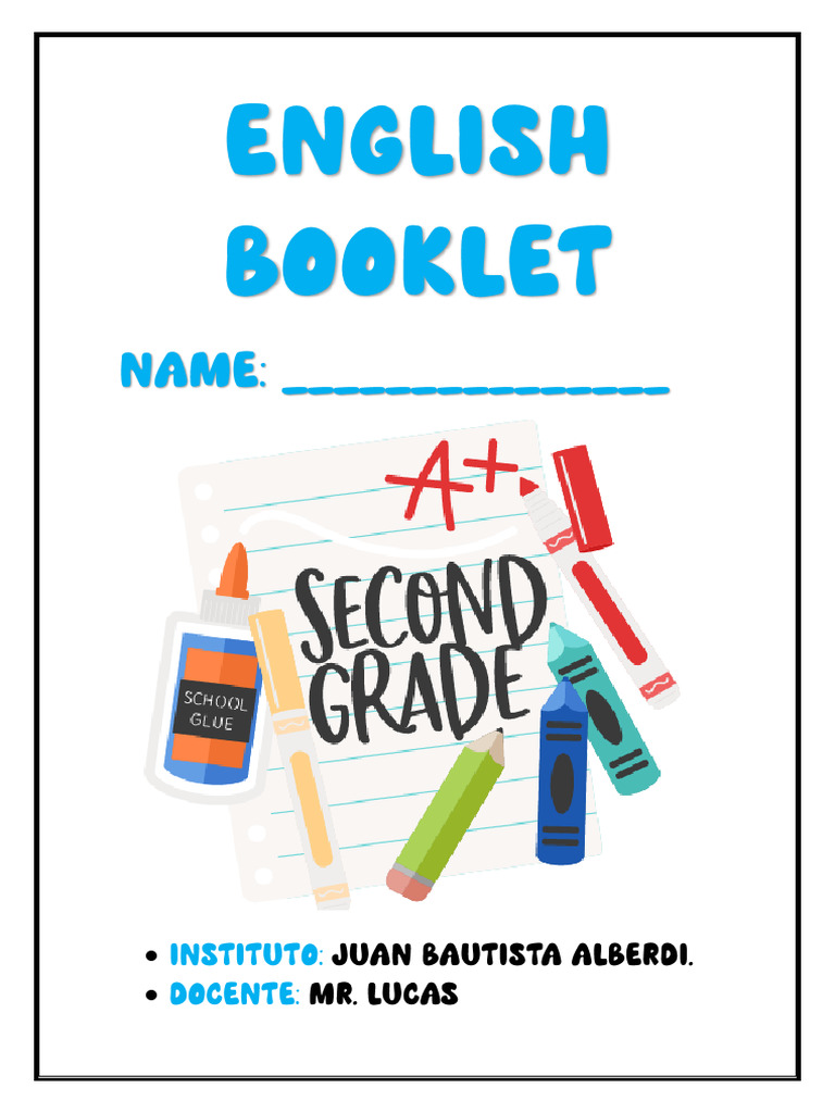 Booklet 2do Grado. 1st Term | PDF | Pencil | Graphite