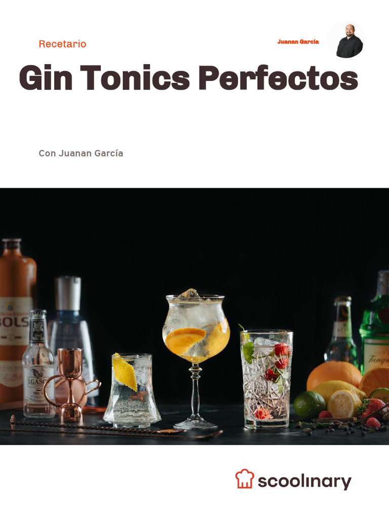 Recetario Ginebrasy Gin Tonics | PDF | Ginebra | Naranja)