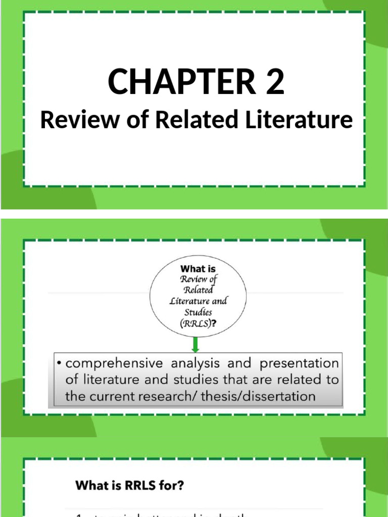 Chapter 2 RRL | PDF